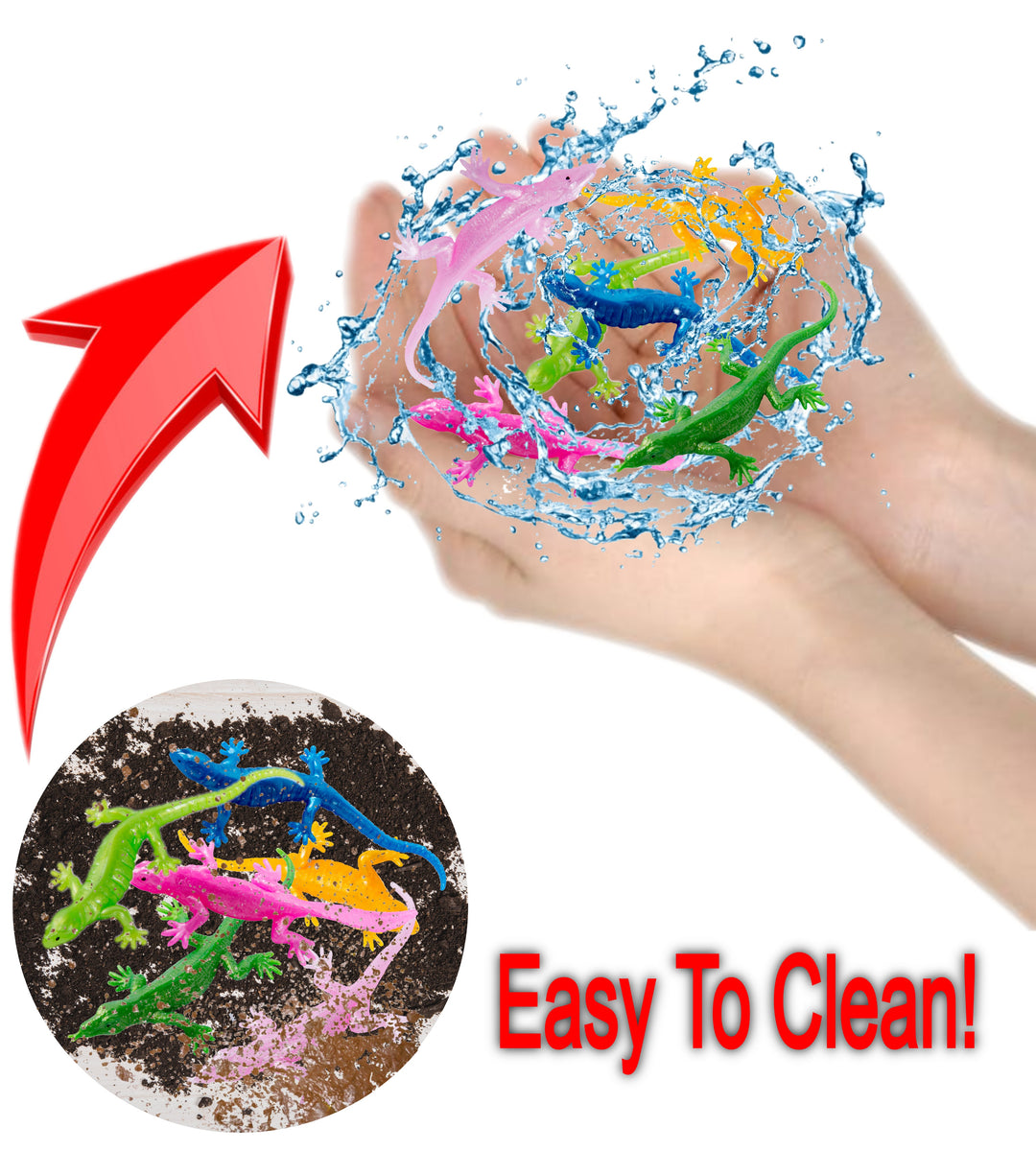 UpBrands 48 Pack Rubber Lizards Toys Bulk Set – UpBrands Online